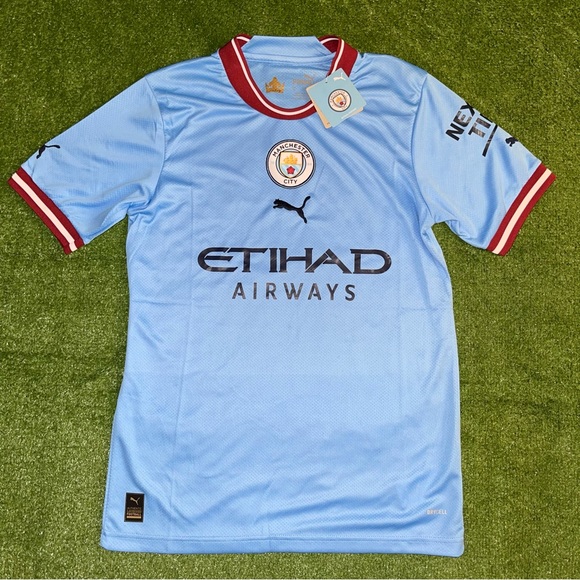 Puma | Shirts | Puma Manchester City 2222023 Mens Home Soccer Jersey ...